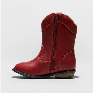 Shoes | Nwt Girls Red Cowgirl Boots | Poshmark